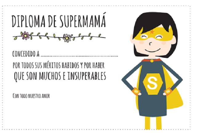 Kids Zone: Certificados para MAMÀ :)