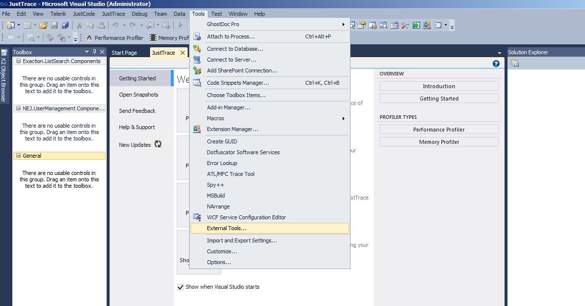 NadellaKaleswar: How to Add External Tool to Visual Studio