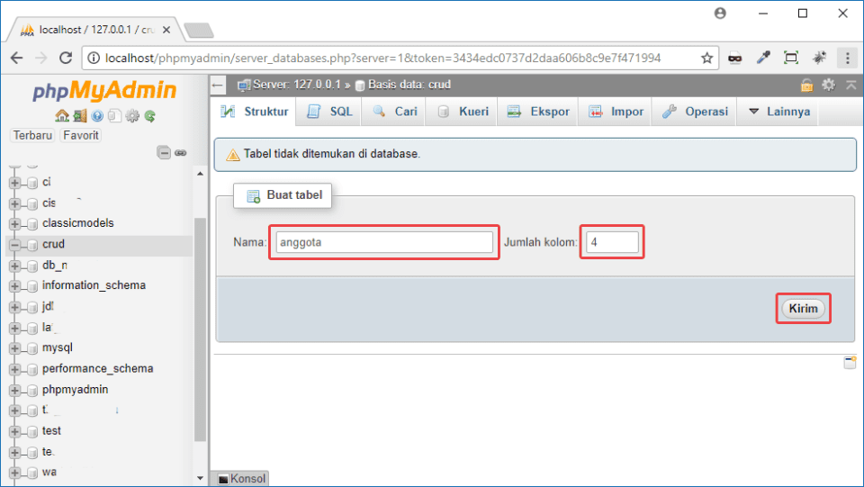 Tutorial Lengkap CRUD PHP MySQLi Part (1) Membuat Database MySQL ~ Abdhul Tutorial Lengkap CRUD PHP MySQLi Part (1) Membuat Database MySQL ~ Abdhul