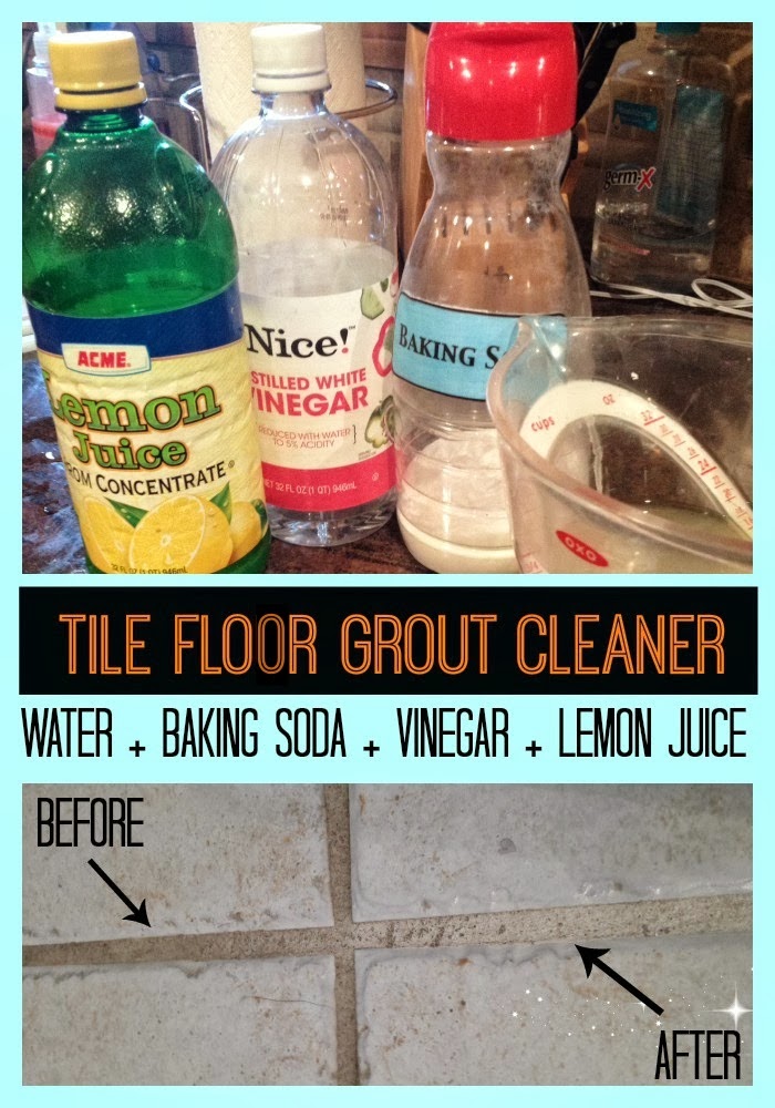 Cleaning Tile Grout With Baking Soda And Vinegar How To Clean Tile