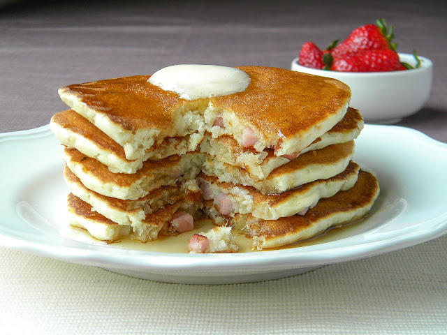 a lovin' forkful: Ham Pancakes