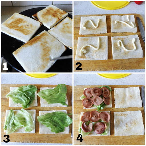 4 Tramezzini Filling Recipe | STEP BY STEP | Hungry for Goodies