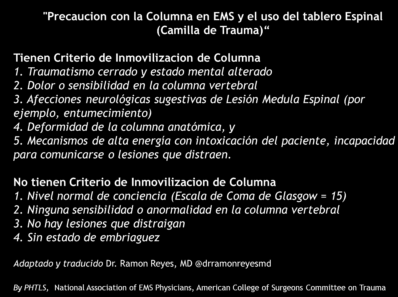 EMS SOLUTIONS INTERNATIONAL by @DrRamonReyesMD marca registrada ...