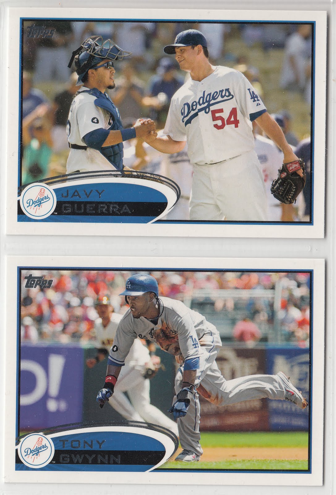 Dodgers Blue Heaven: 2012 Topps Baseball- Dodgers Base Cards