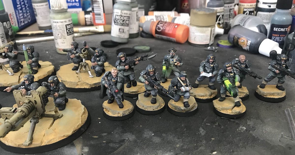 40k Hobby Blog: Imperial Guard Basing