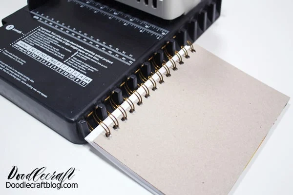 Cinch Notebooks Made with Cereal Boxes!