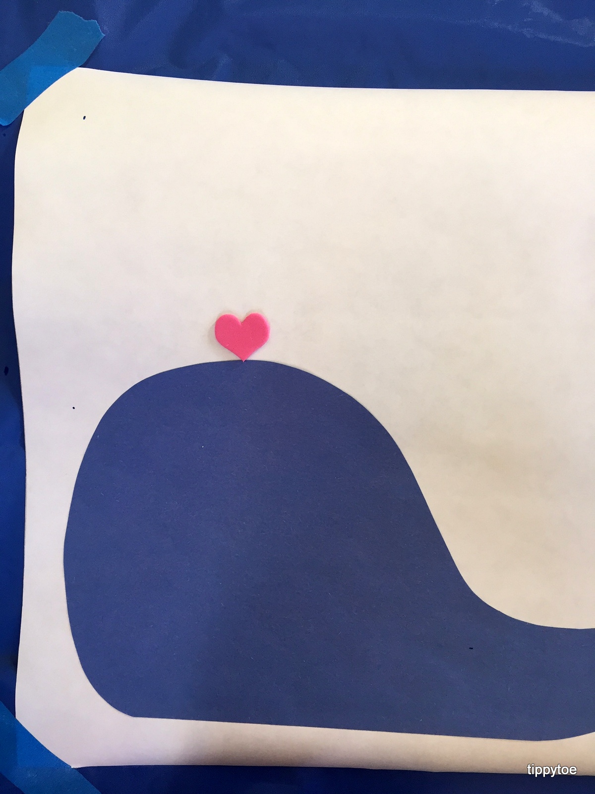 Tippytoe Crafts: Valentine Whale