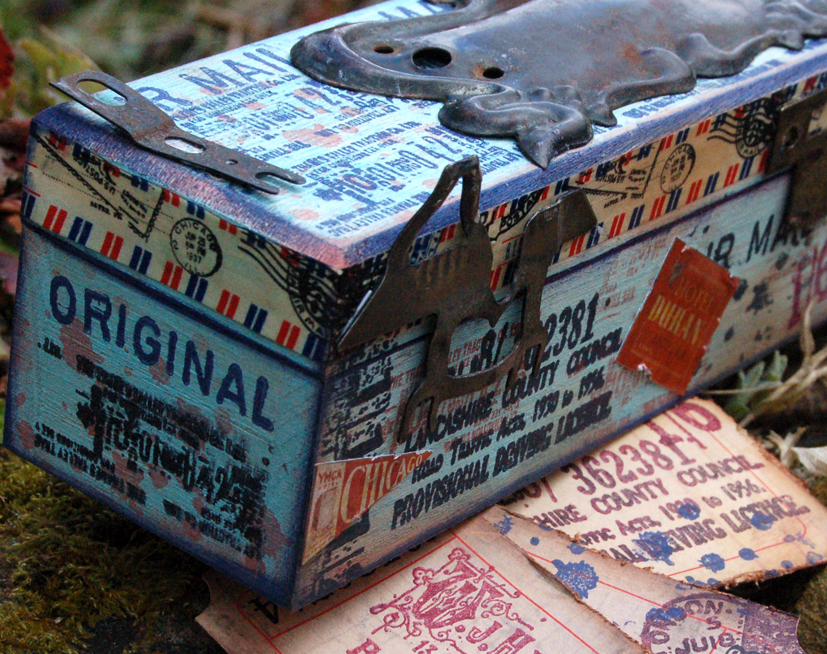 The Artistic Stamper Creative Team Blog: Air Mail box: By Zuzu