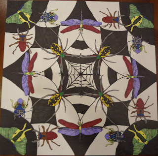 Sharpies, paint, and paper! Oh my!: More high school artwork