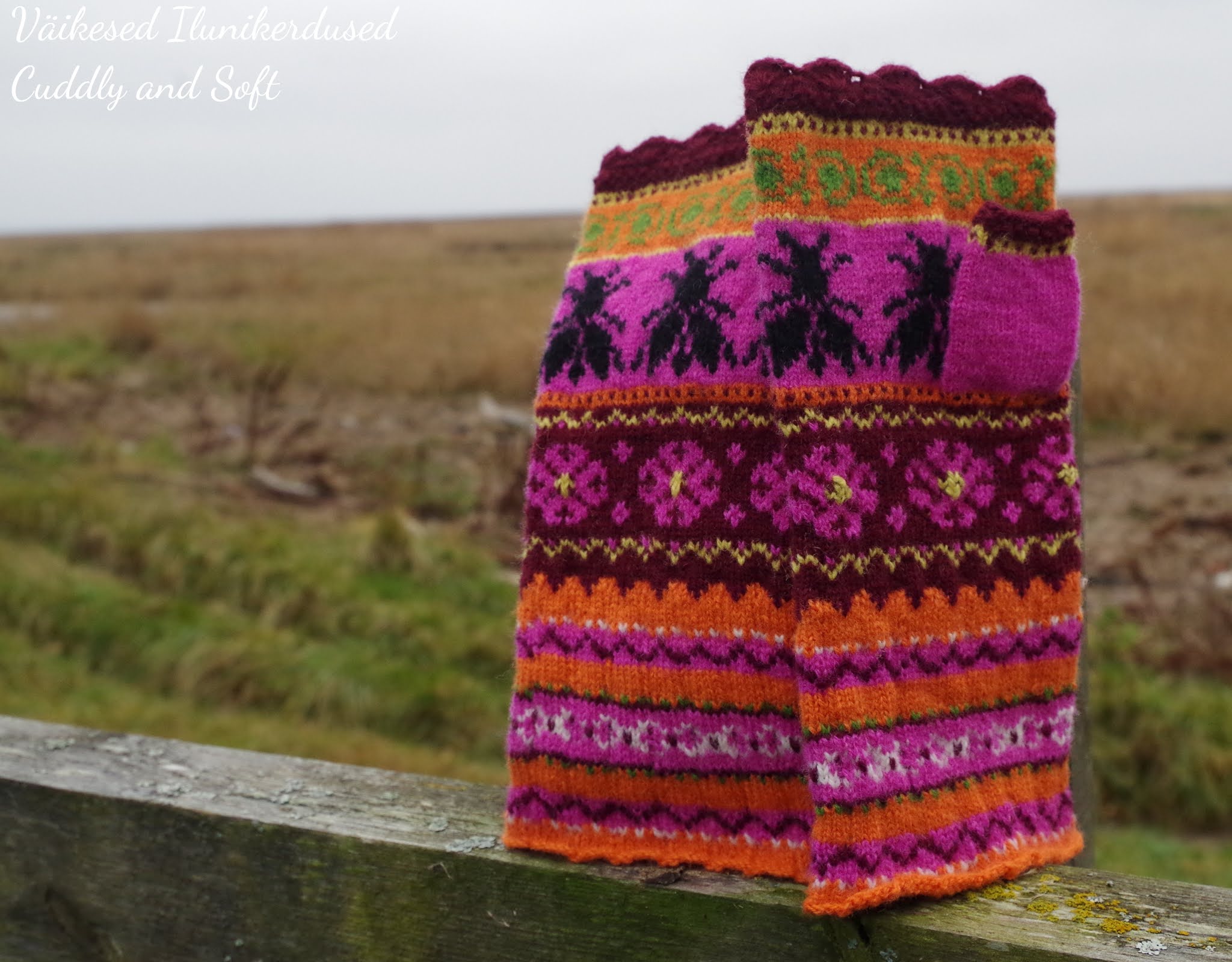 Väikesed Ilunikerdused: Muhu motiividega poolkindad Edale