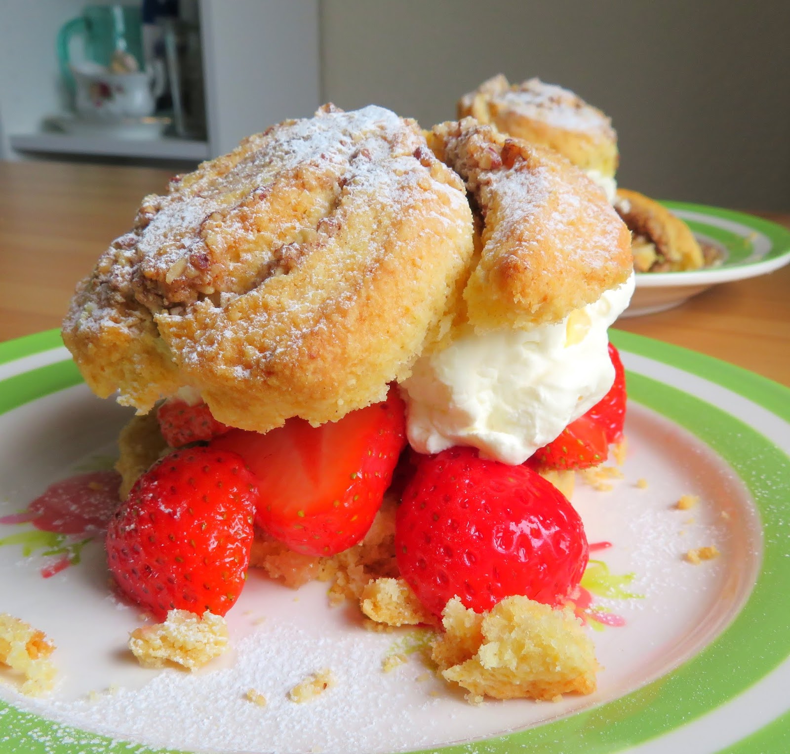 Pecan Swirl Strawberry Shortcakes | The English Kitchen