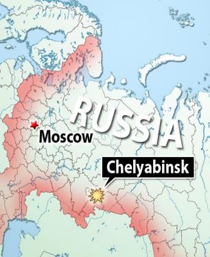 čeljabinsk Mapa - Mapa