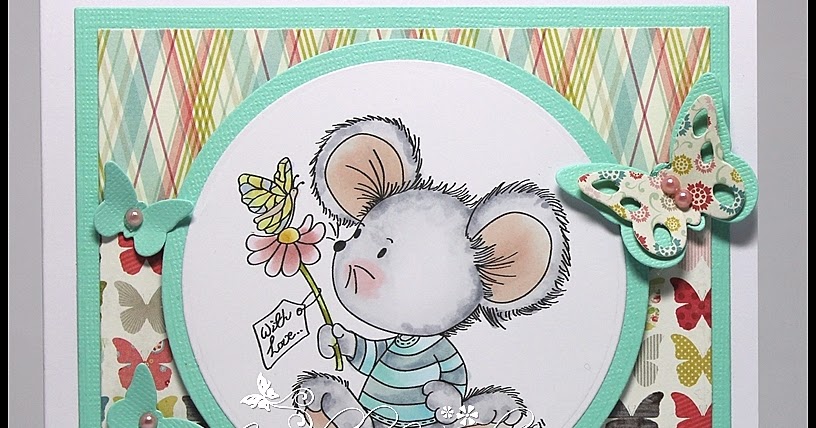 Crazy4flowers cards: Di's Digi Designs Challenge ~ Hand Coloured Image....