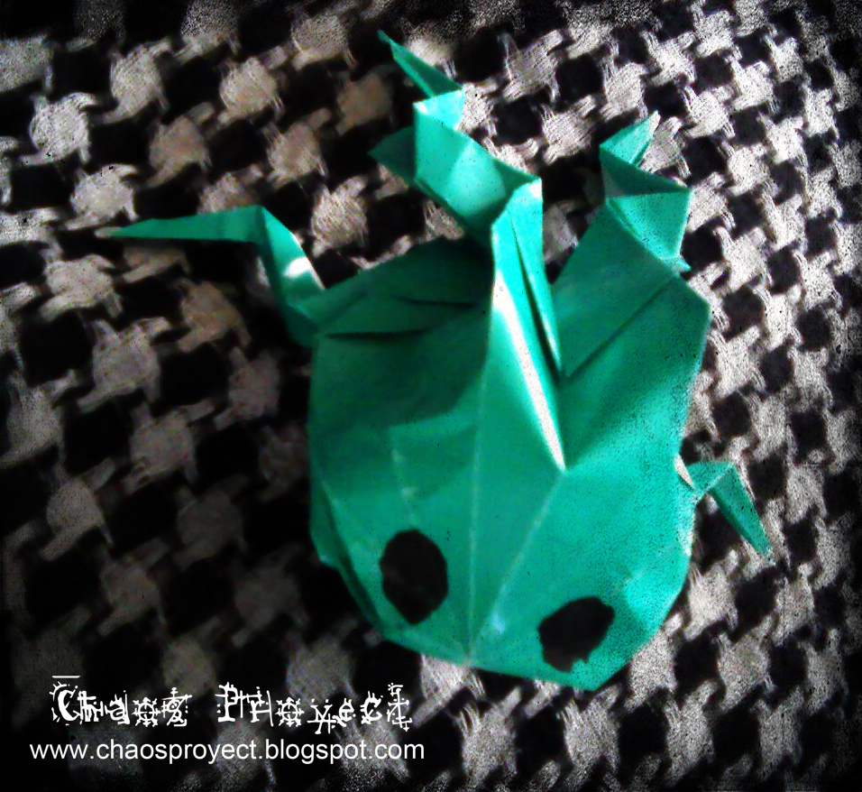 Chaos Proyect: Rana Inflable de Origami/Inflatable Origami Frog