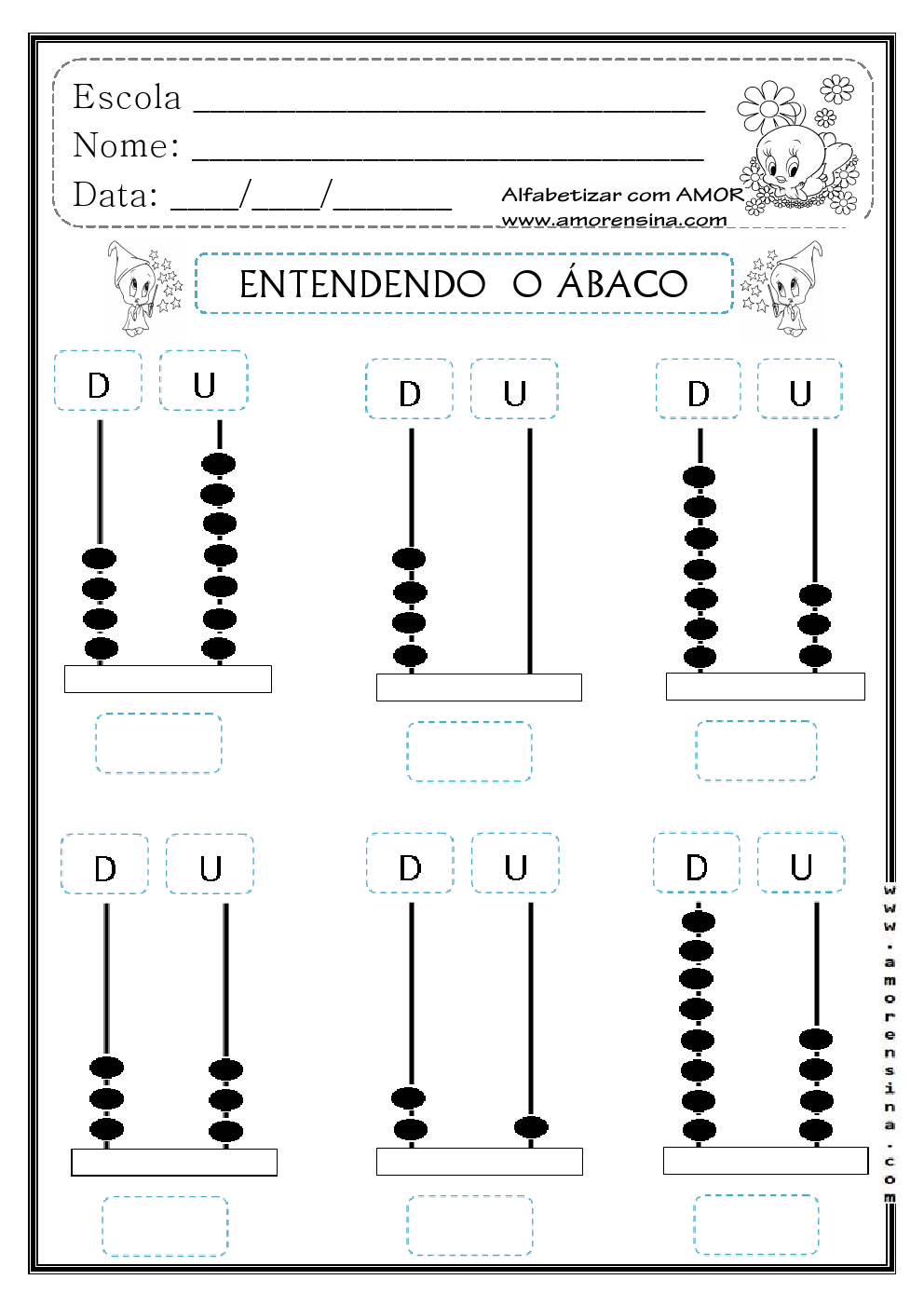 Cantinho da Matemática: O Ábaco