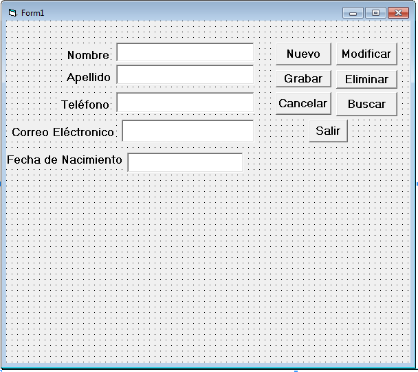Base de Datos con Visual Basic 6.0 (Access) [Método CRUD] [PARTE 1]