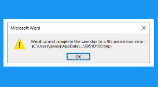 How To Fix Word Cannot Complete The Save Due To A File Permission Error how-to-fix-word-cannot-complete-the-save-due-to-a-file-permission-error