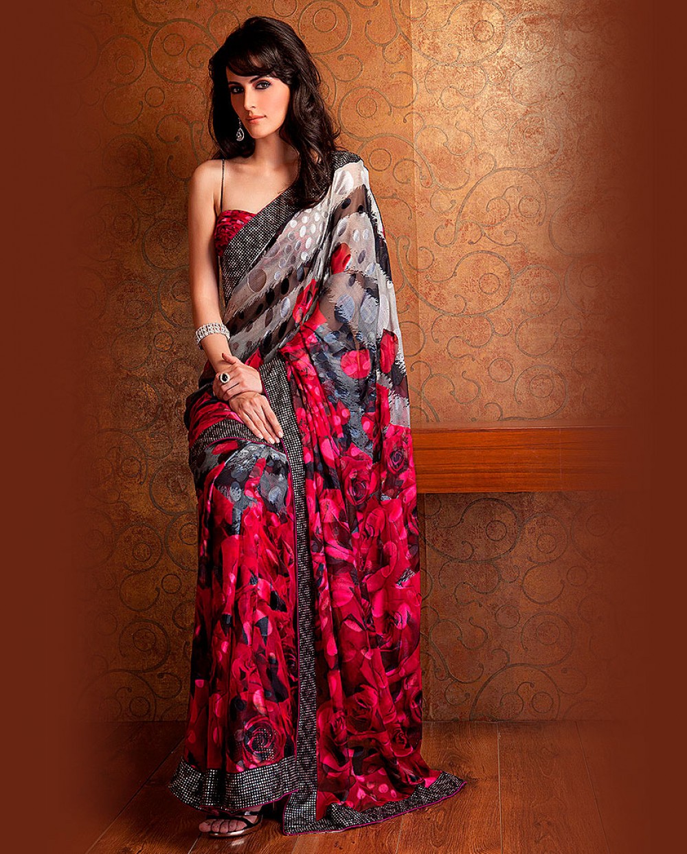 Gorgeous Net Sarees By Meena Bazaar | V Luv Fash!on