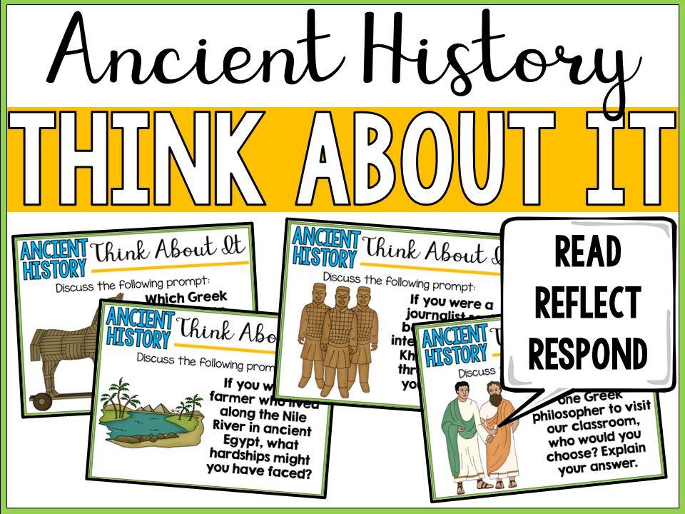 The Teacher's Prep: Ancient History Bell Ringers