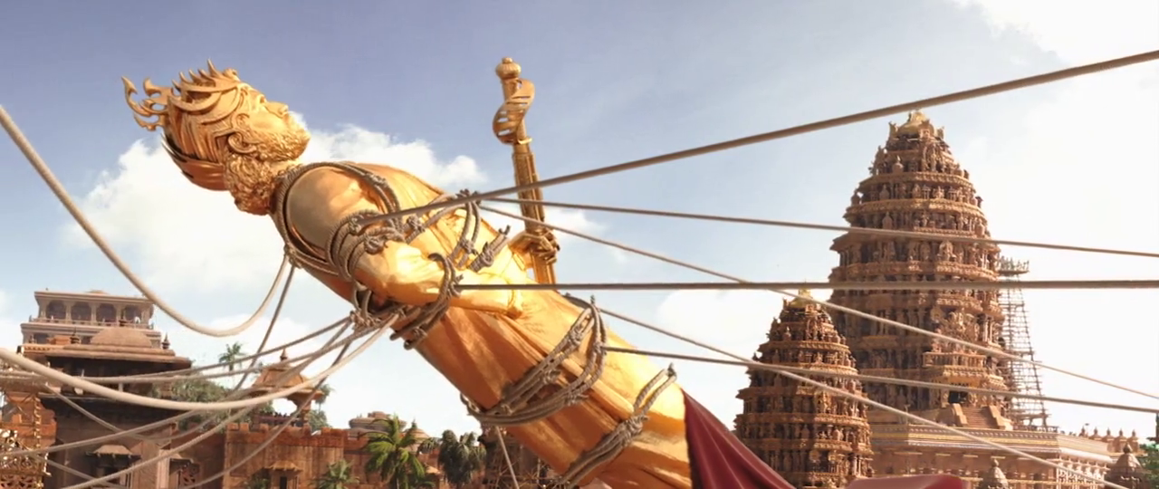 Golden sands of art: BAHUBALI