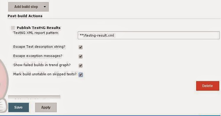 Road To Automation: Road to publish Webdriver TestNg report in Jenkins