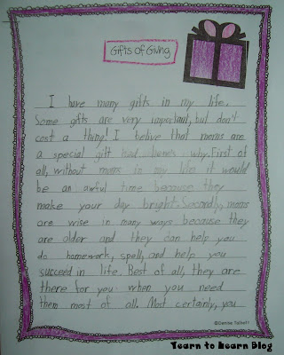 Gift Writing | Yearn to Learn