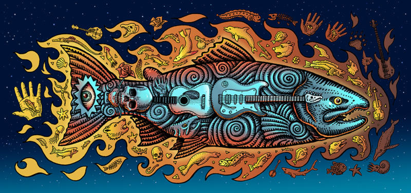 Troutrageous! Fly Fishing & Tenkara Blog: Ray Troll x Eva's Wild "Save ...