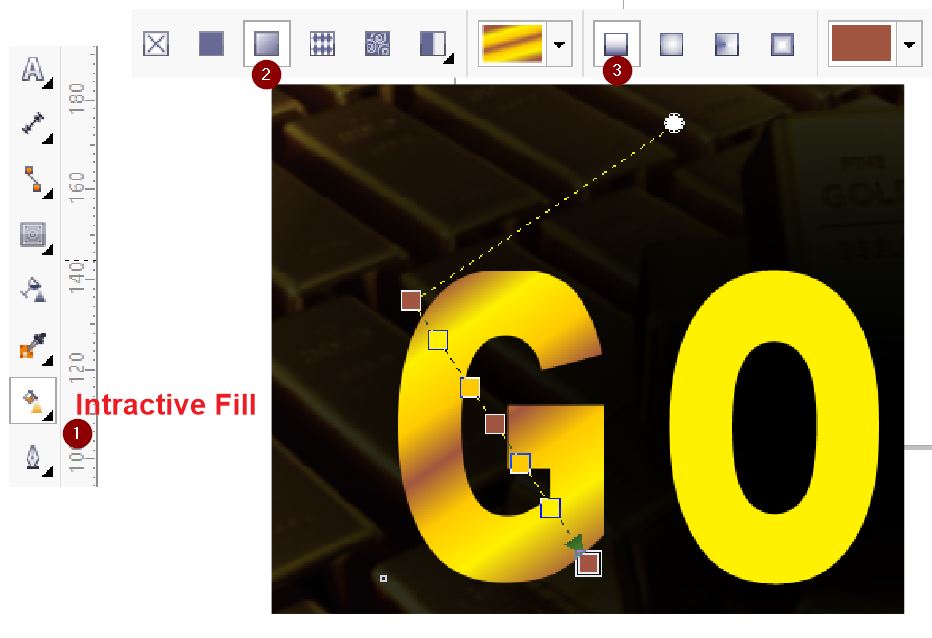 Cara Membuat Efek Teks Gold di CorelDraw (Free CDR) - TUTORiduan.com