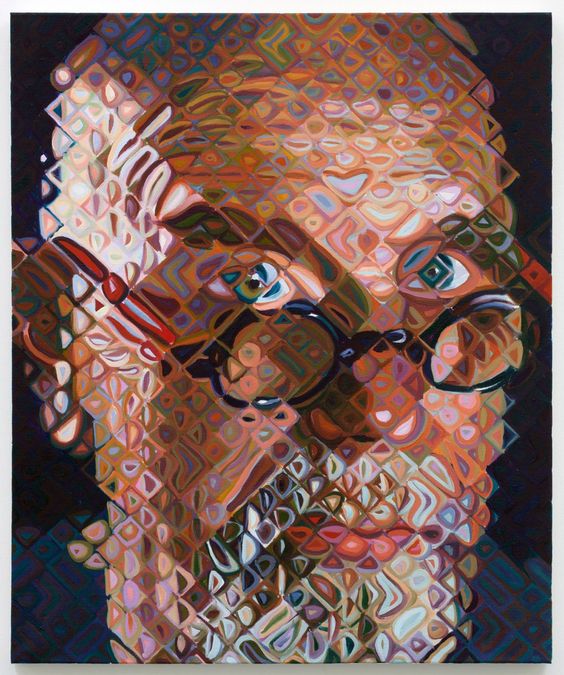 TheNewVerse.News : PHOTOREALISM:CHUCK CLOSE IN LONG BEACH