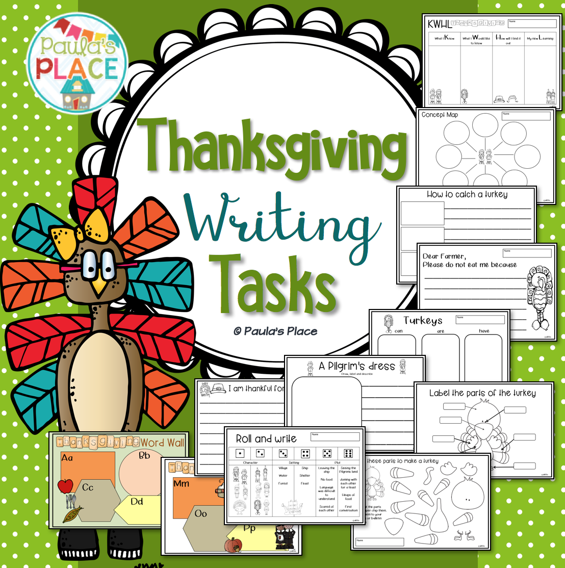 Paula's Place Teaching Resources: Let's talk turkey...and a freebie