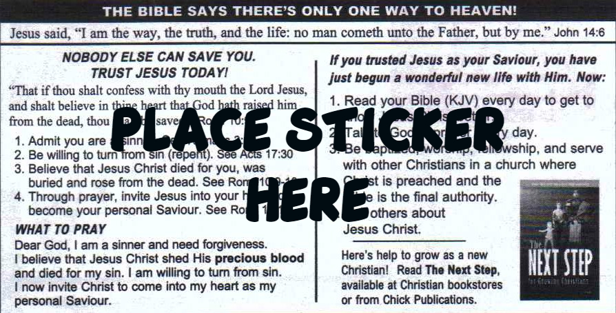Free Grace Gospel Tracts