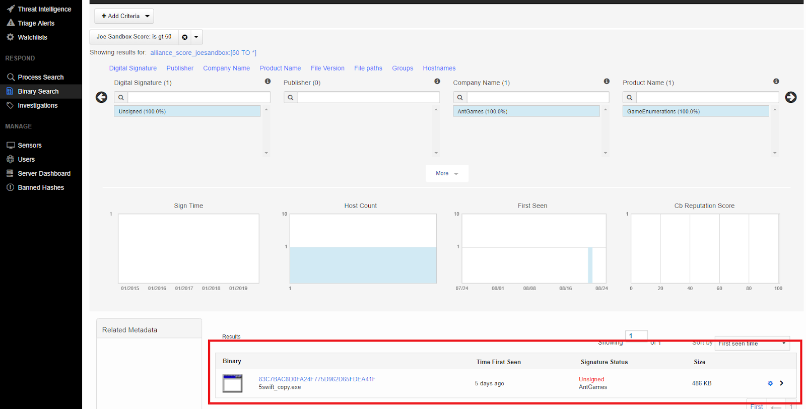 Deep Malware Analysis - Joe Sandbox + Carbon Black