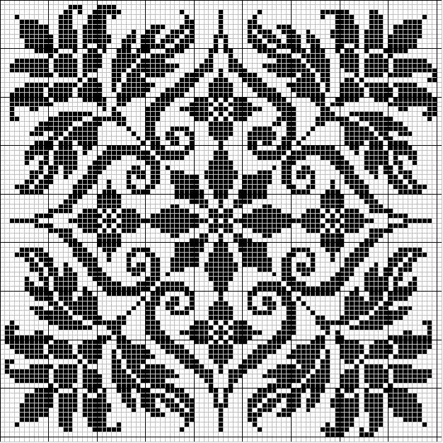 Free monochrome cross stitch patterns
