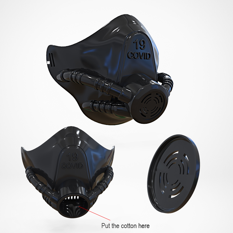 COVID-19 Mask 3D Printing Model | Layth Jawad