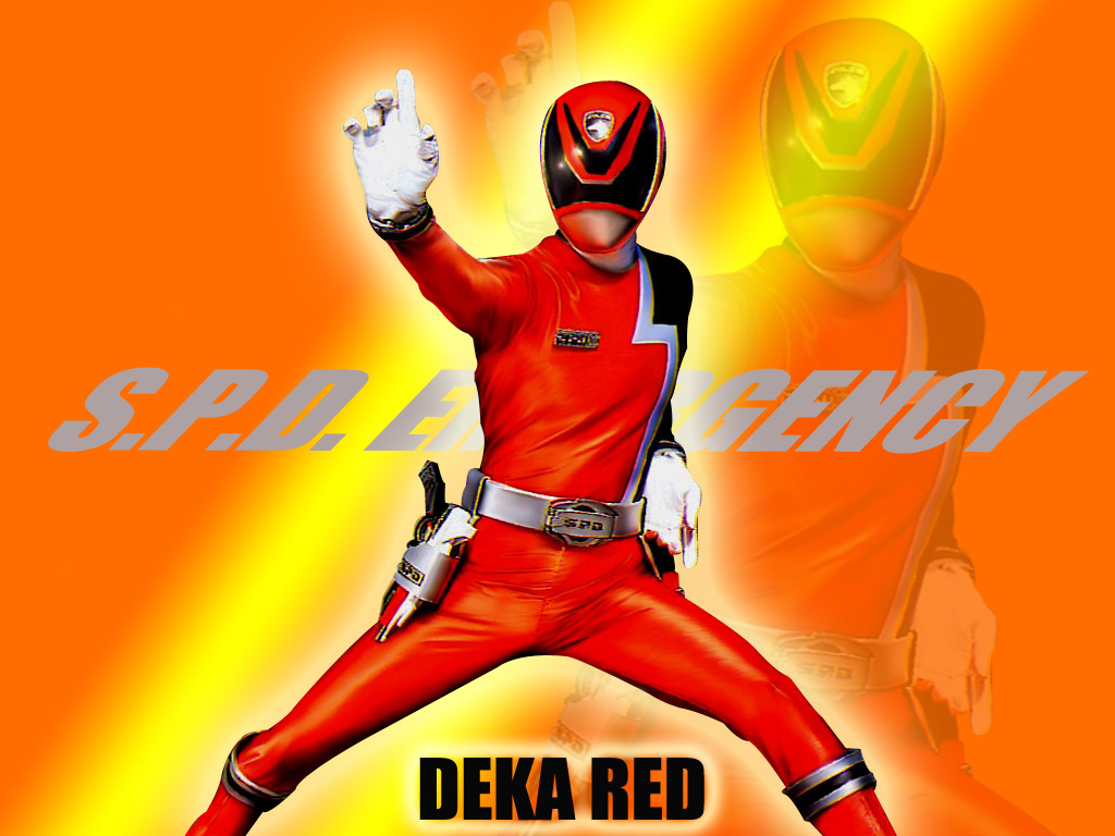 Dekaranger (red) - Tokusatsu Wallpaper