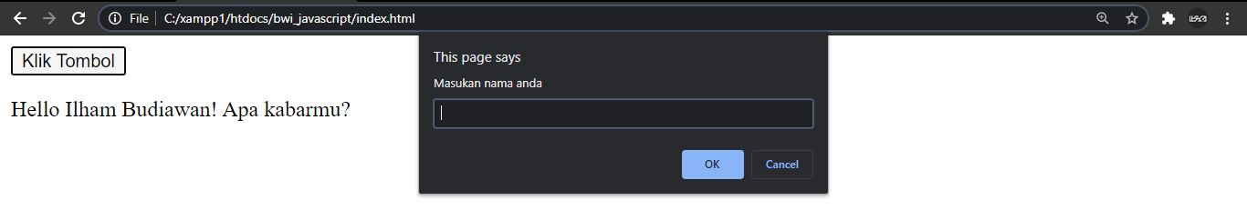 Mengenal 3 Kotak Dialog Pada JavaScript - BelajarwithIB