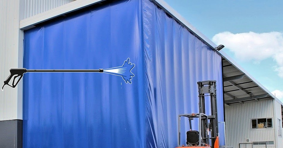 Industrial Curtains World: Pressure Washing Containment Curtains
