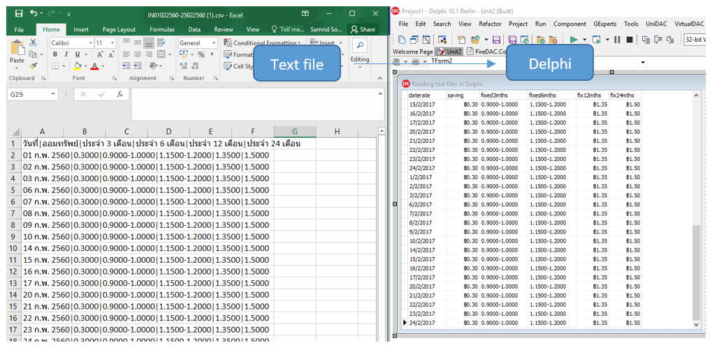 Easy to access text file with Delphi (การเข้าถึง text file ด้วย ...