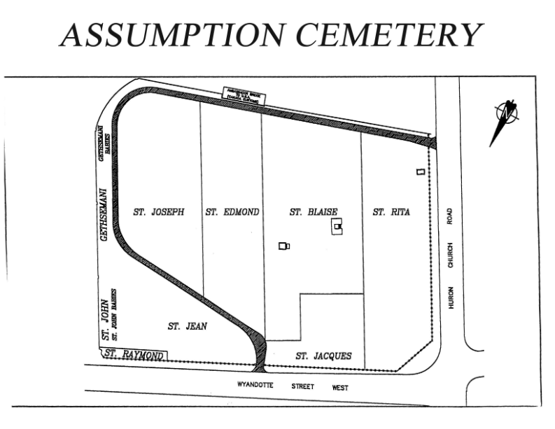 My Moynahan Genealogy Blog: Assumption Cemetery - Windsor, Ontario