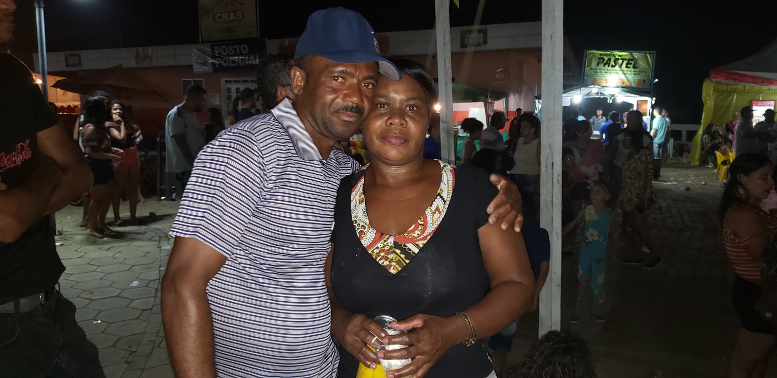 A galera curte Paketá, a última atração do Arraiá Chamego Bom em Caém