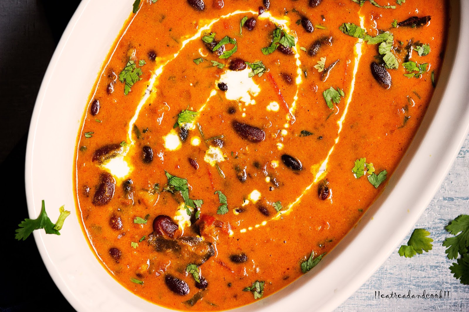 Pure Veg Rich and Creamy Rajma Curry