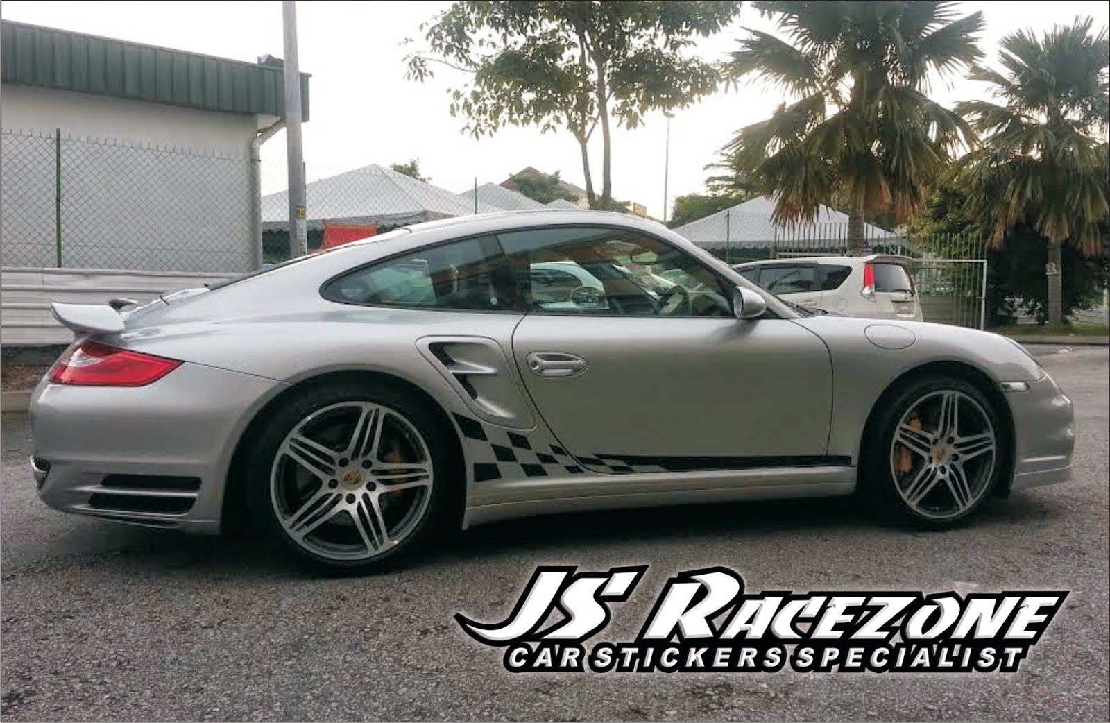 JSR Vehicle Wrap: Porsche Vinyl Sticker # Car Decal