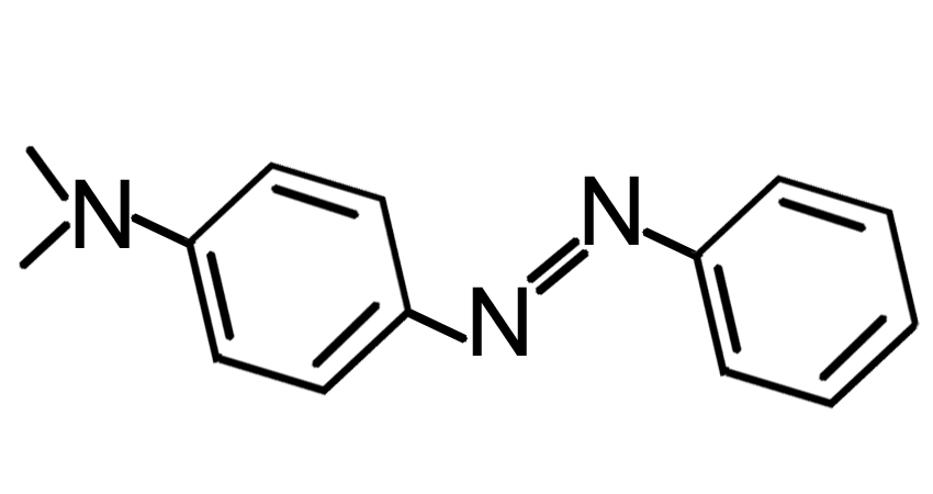 Dimethyl yellow 二甲基黃、甲基黃、對二甲氨基偶氮苯 C6H5N=NC6H4N(CH3)2