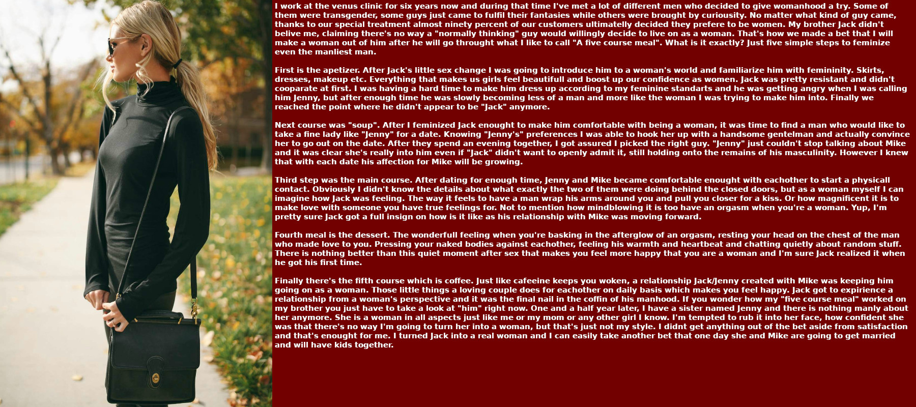 Marti's tg captions: January 2021