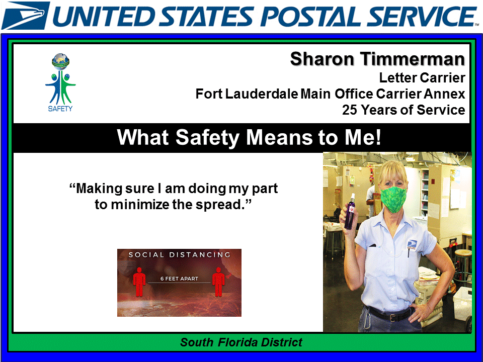 South Florida Postal Blog: 'What Safety Means to Me!'
