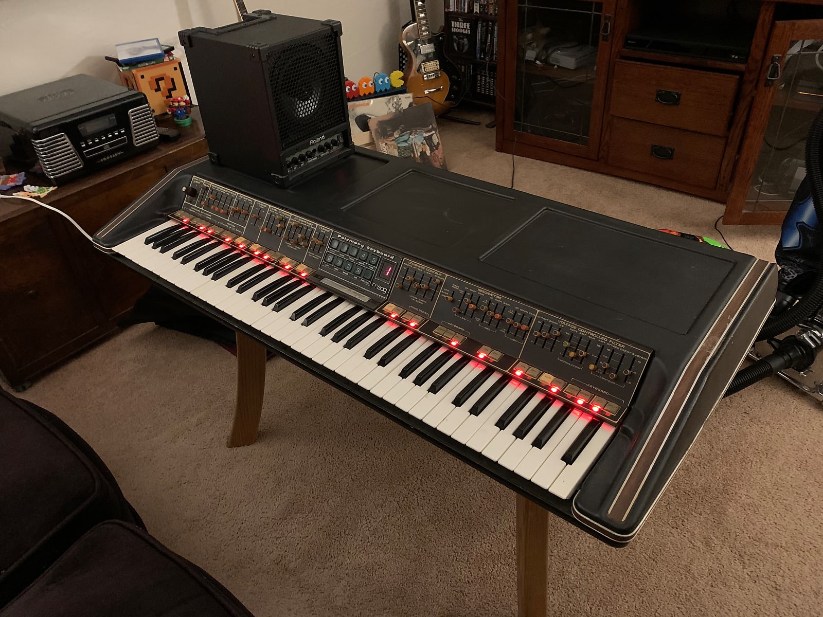 MATRIXSYNTH: Moog Polymoog 203a SN 3333