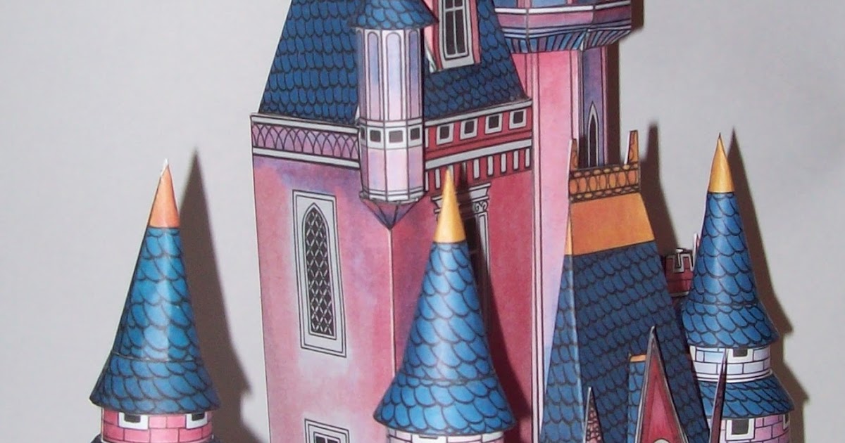 DickieRaye's Papercraft: Disney's Cinderella's Castle