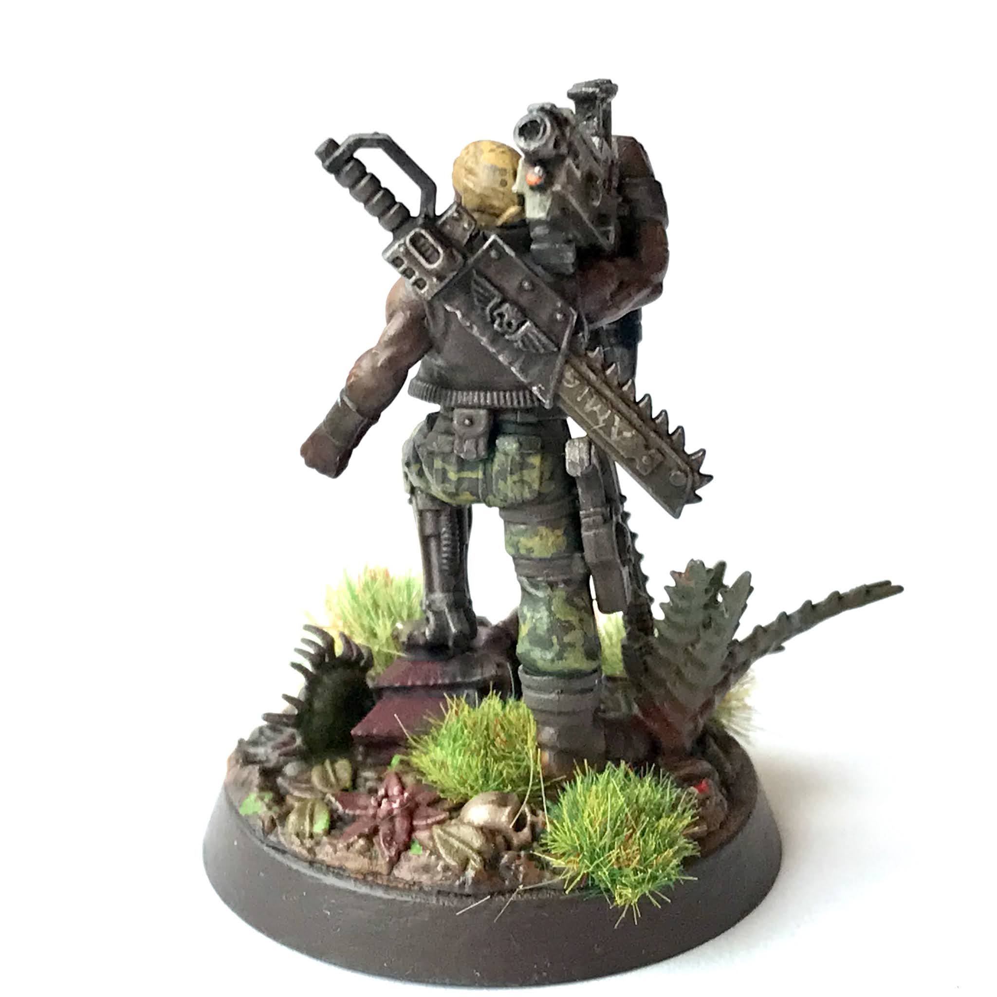 Death of a Rubricist: + Catachan Sergeant 'Ripper' Jackson