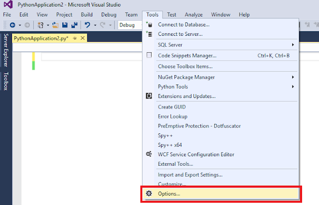 How to run python in visual studio community - bedlasopa