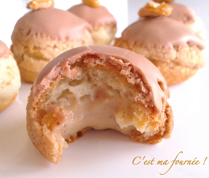 Choux "craquelin" au praliné (Michalak)